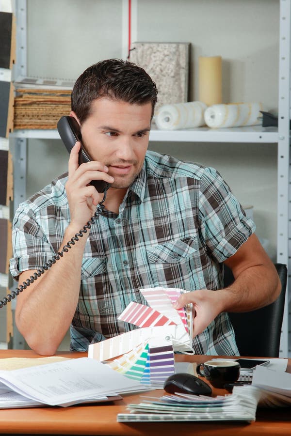 Smart Employee With Laptop Computer Stock Image - Image of good ...