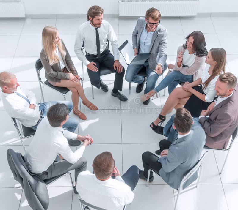 Young Employees Ask Questions during Business Training Stock Image ...
