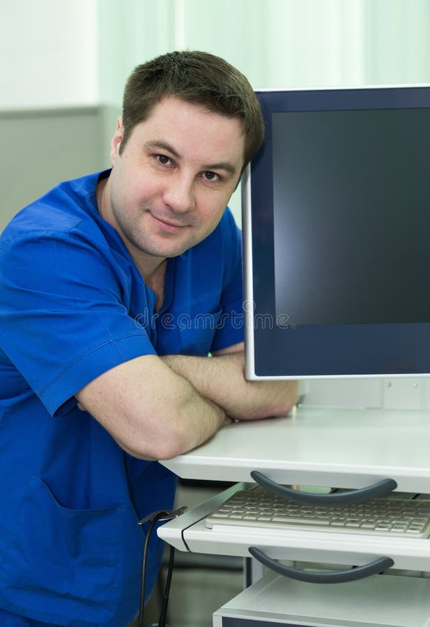 Endoscopist stock photo. Image of health, technology - 60926818