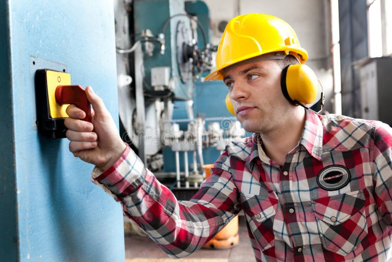 Young engineer stock photo. Image of adult, people, safety - 23805096