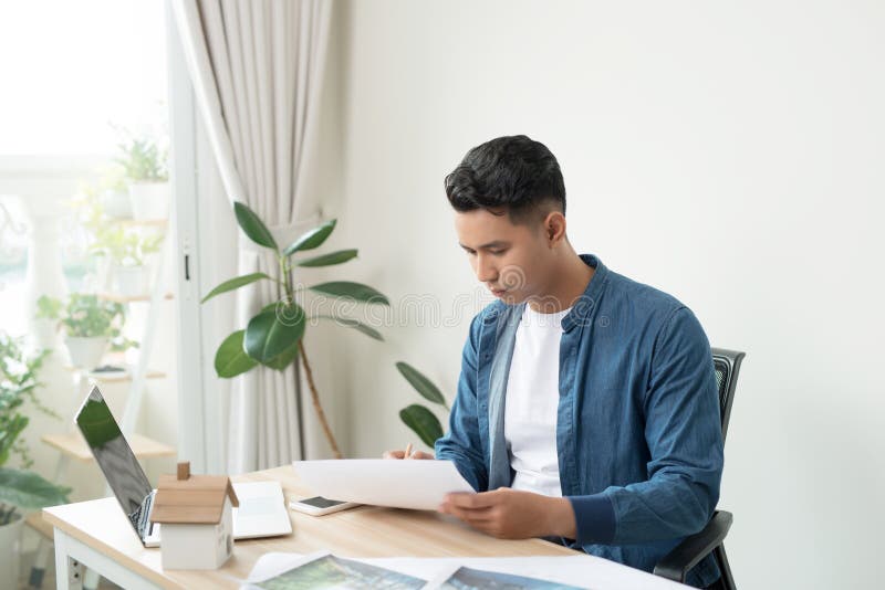 Young Engineer Man in the Office Stock Photo - Image of professional ...