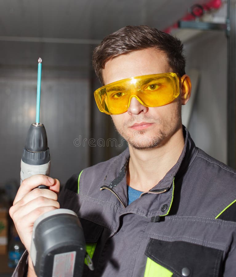 Young Engineer at the Plant Stock Photo - Image of fingers, wires: 83805972