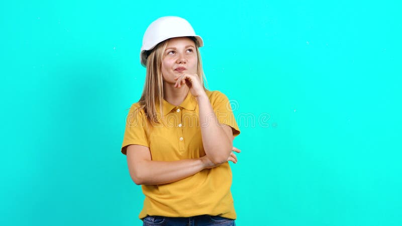 The Young Engineer is Thinking of Ideas for a New Project. Stock ...