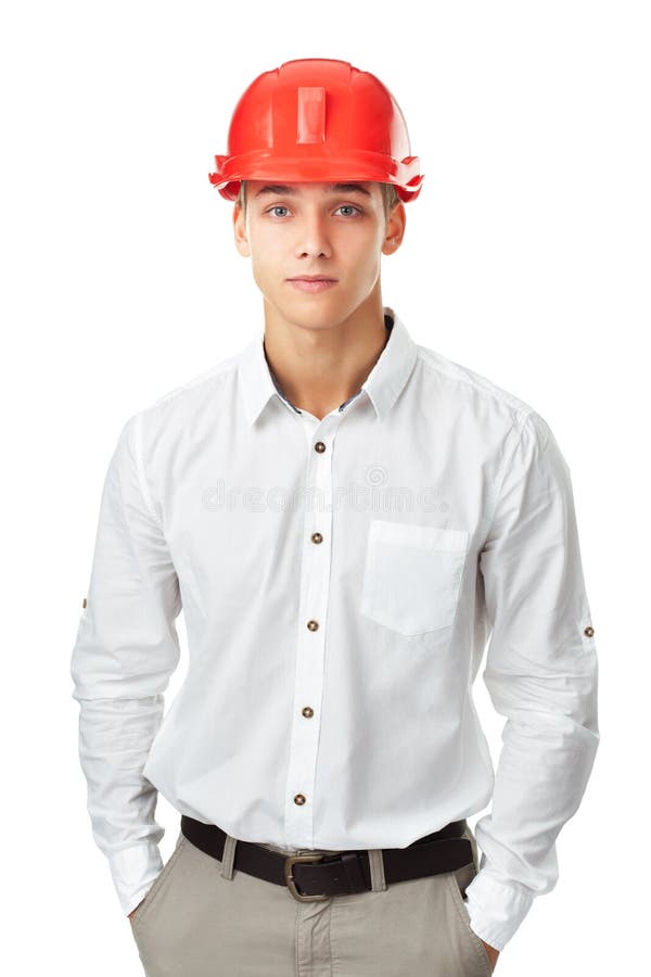 Engineer s helmet stock image. Image of industrial, construction - 2135255