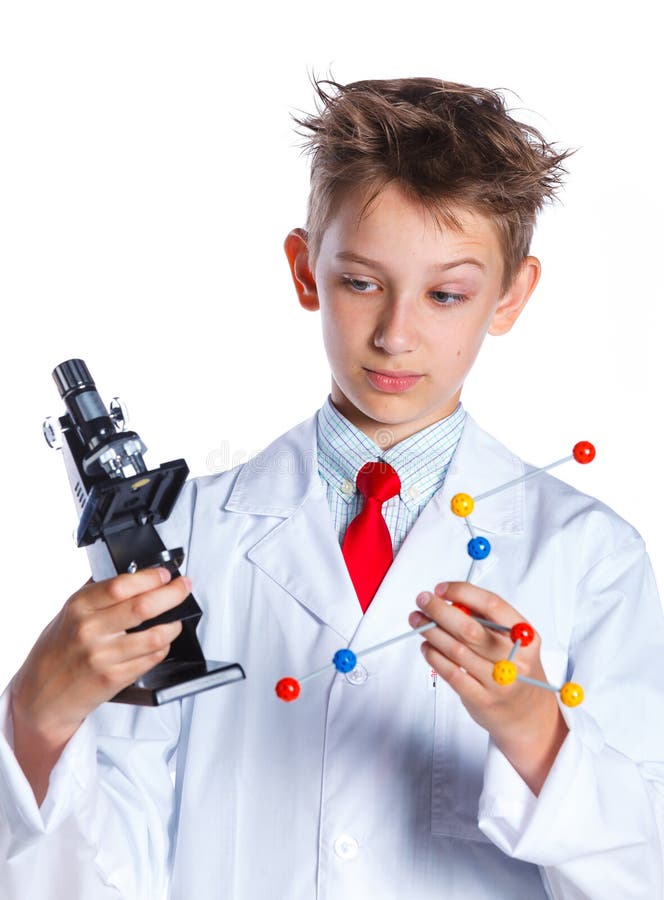 Young enthusiastic Chemist stock photo. Image of childhood - 63520272
