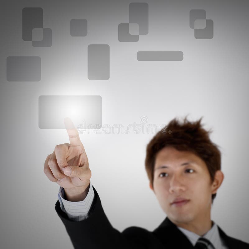 Young executive stock photo. Image of executive, finger - 16745784