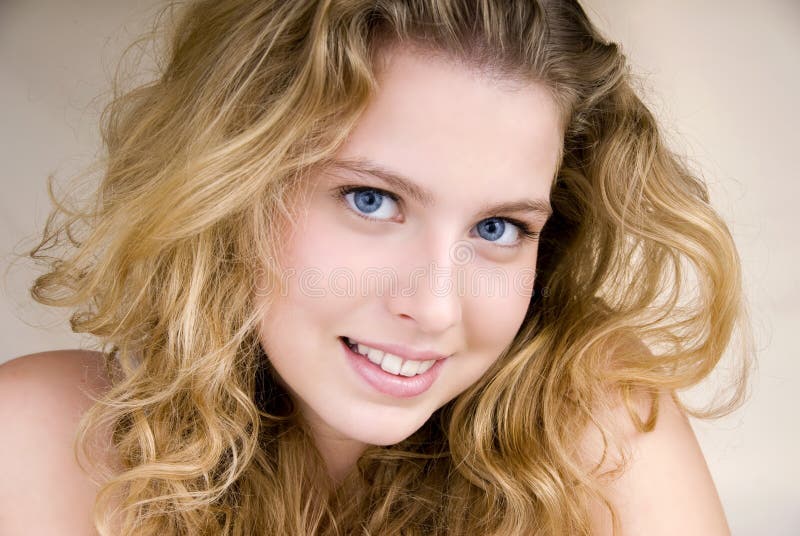 Young face stock photo. Image of purity, feminine, pretty - 12476644