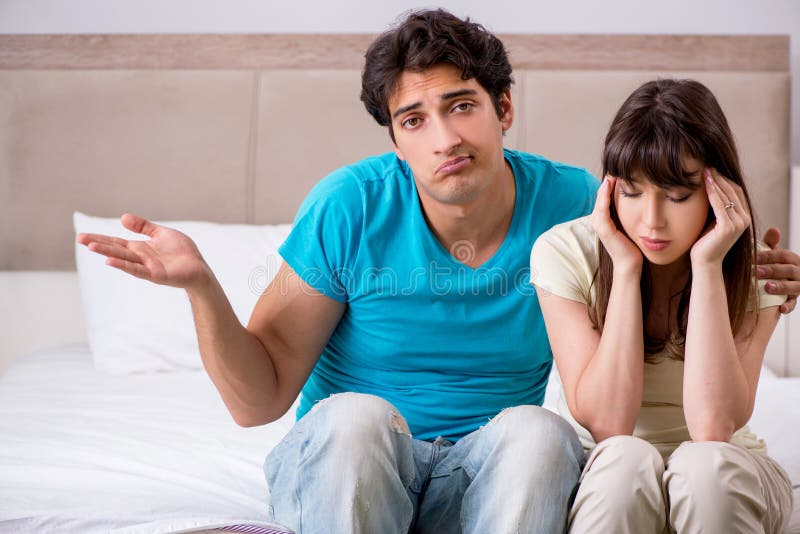 The Young Family Having Problems in Relationships Stock Image - Image ...