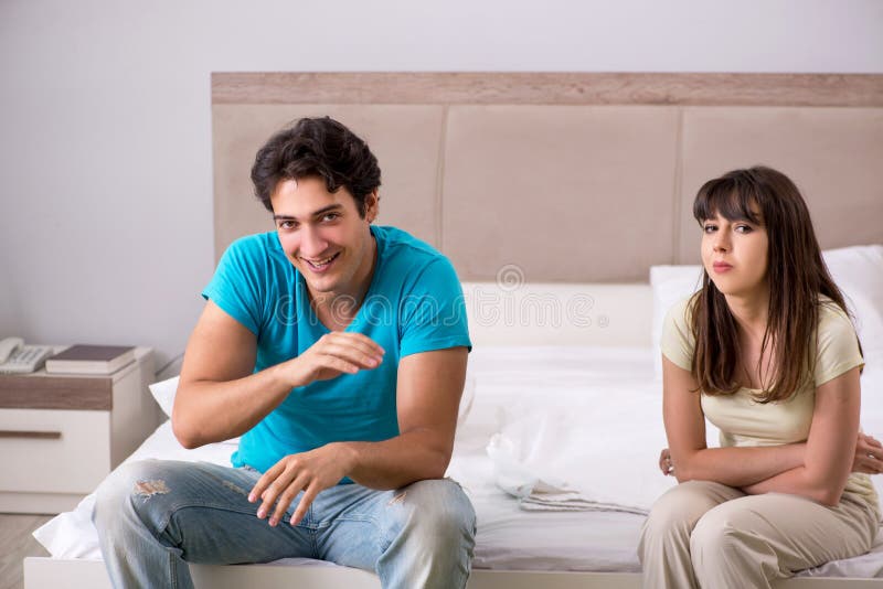 The Young Family Having Problems in Relationships Stock Photo - Image ...
