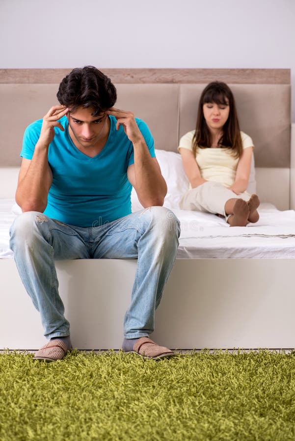 The Young Family Having Problems in Relationships Stock Photo - Image ...