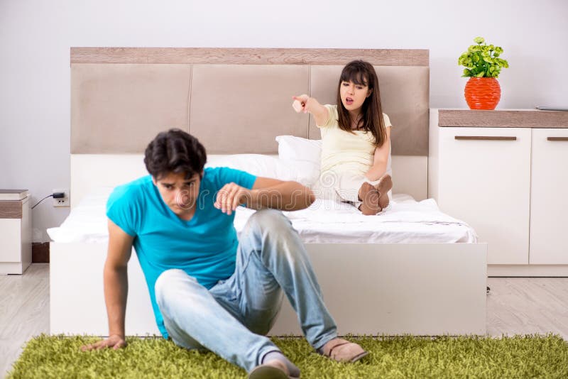 The Young Family Having Problems in Relationships Stock Photo - Image ...
