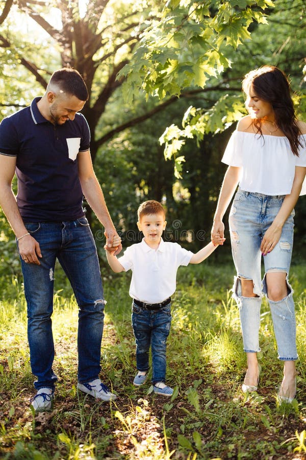 Young Family Spending Holiday Stock Photo - Image of beautiful, holiday ...
