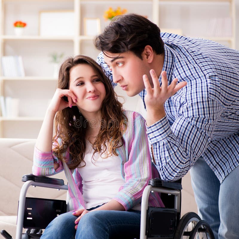 Young Family Taking Care of Each Other Stock Image - Image of caring ...