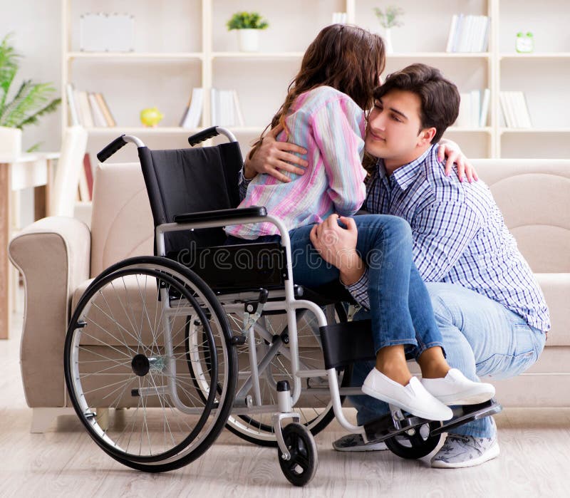 Young Family Taking Care of Each Other Stock Photo - Image of caregiver ...