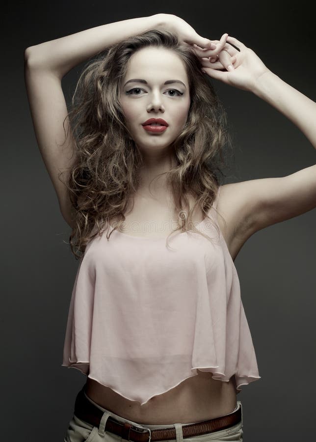 Young fashion model. stock photo. Image of black, beauty - 179375360