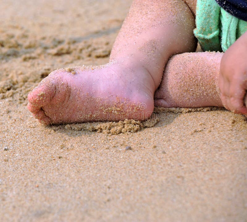 Sandy feet stock image. Image of guide, coast, feet, holiday - 20800047