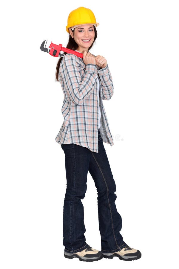 Young female apprentice stock photo. Image of qualified - 29385574