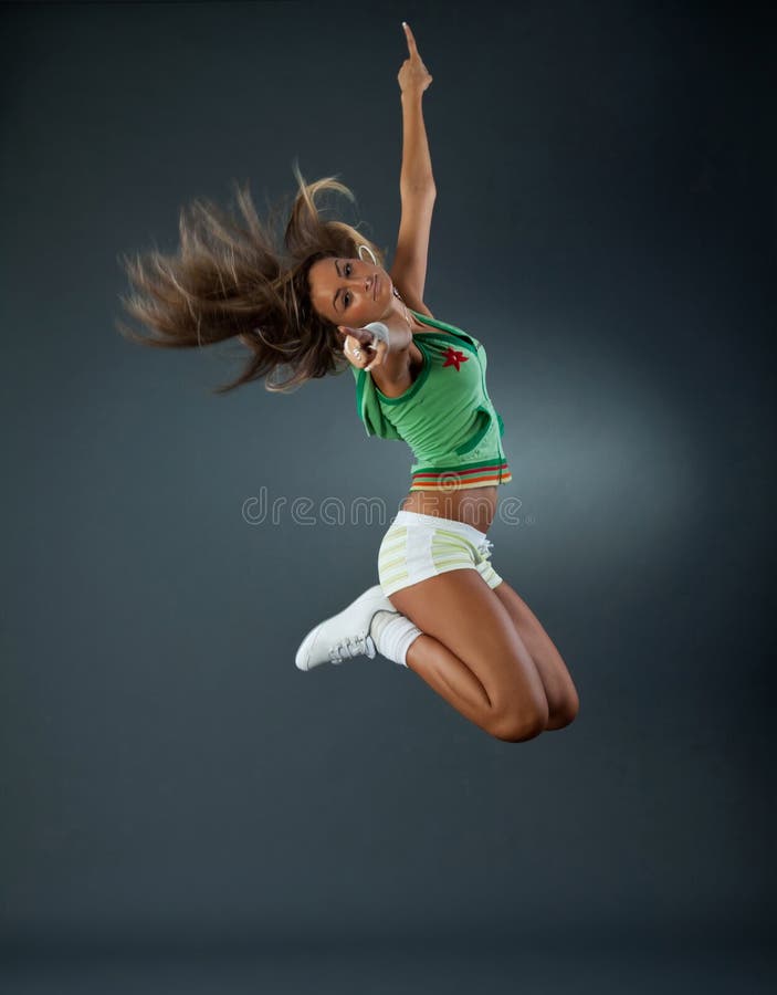 Young woman dancer stock image. Image of modern, slim - 16482919