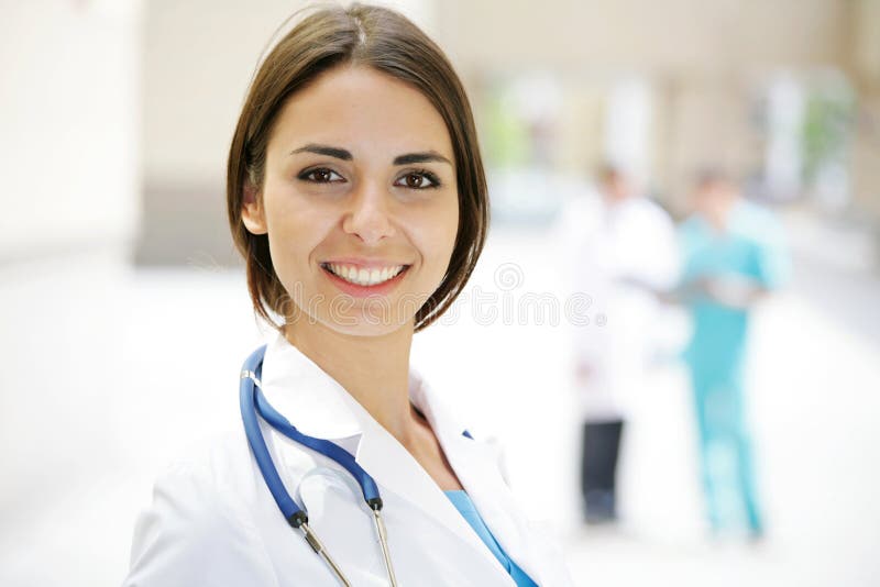 Young female doctor stock photo. Image of doctor, light - 15867354