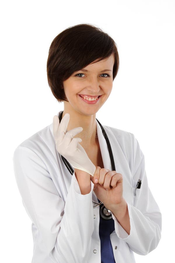 Female doctor stock photo. Image of working, isolated - 29779514