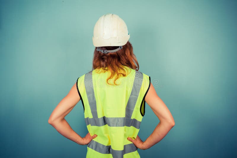 Woman Construction Worker High Vis Stock Photos - Free & Royalty-Free ...