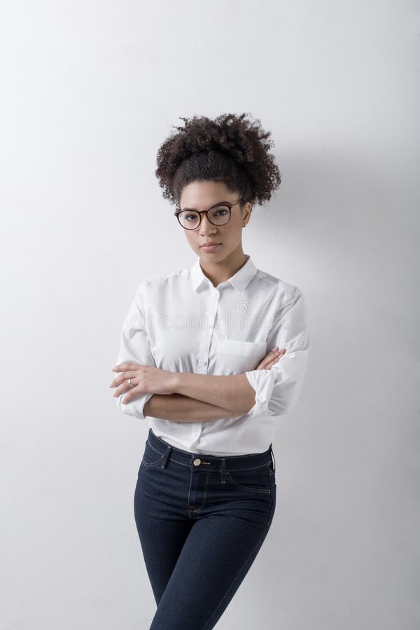 Young female entrepreneur stock image. Image of business - 82642489