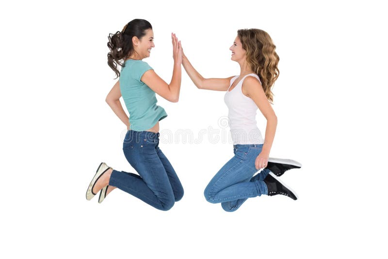 Happy Female Friends Playing Clapping Game Stock Photos - Free ...