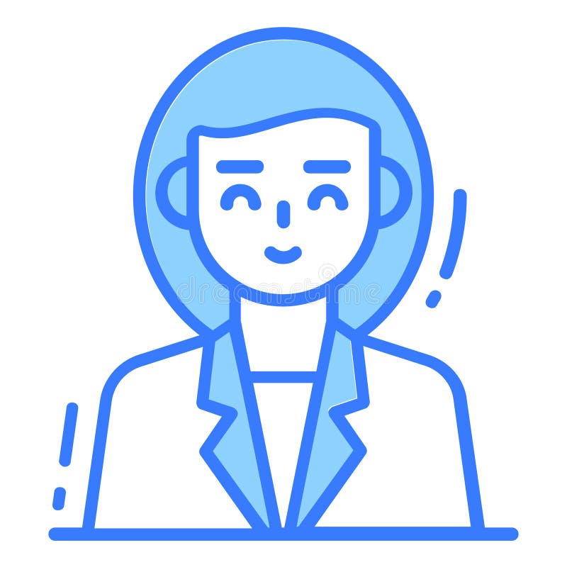 Young Female Icon, Single Avatar Vector Illustration Stock Vector ...