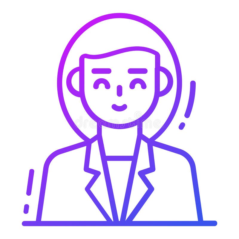 Young Female Icon, Single Avatar Vector Illustration Stock Vector ...