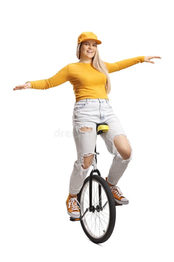 Female Riding Unicycle Stock Photos - Free & Royalty-Free Stock Photos ...