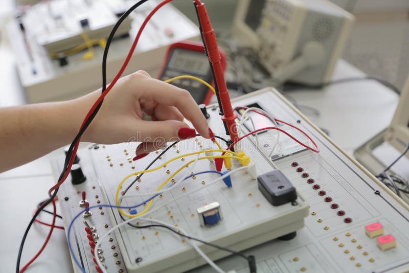 Young Female Student in Technical Vocational Training, the Lesson in ...