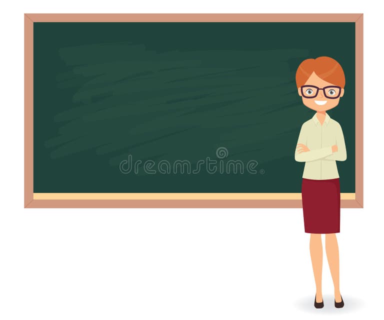 Female Blackboard Stock Illustrations 7 495 Female Blackboard Stock