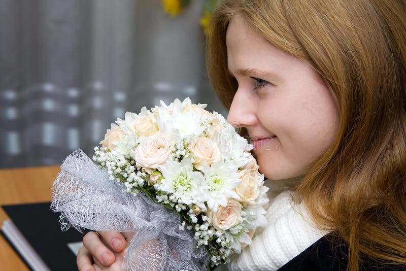 Fiancee in a Wedding Dress Astride on a Horse Stock Photo - Image of ...