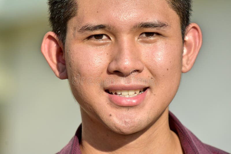 Young Filipino Male Smiling Stock Image - Image of minority, males ...