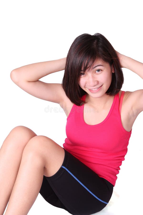 Young fit lady stock image. Image of health, exercise - 10385735