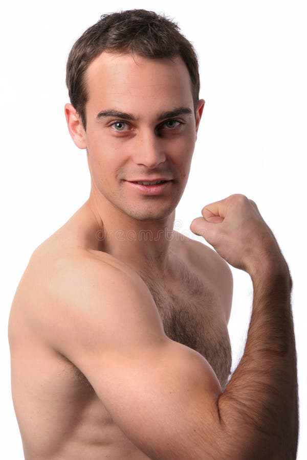 Young Fit Man stock photo. Image of torso, model, caucasian - 5600276