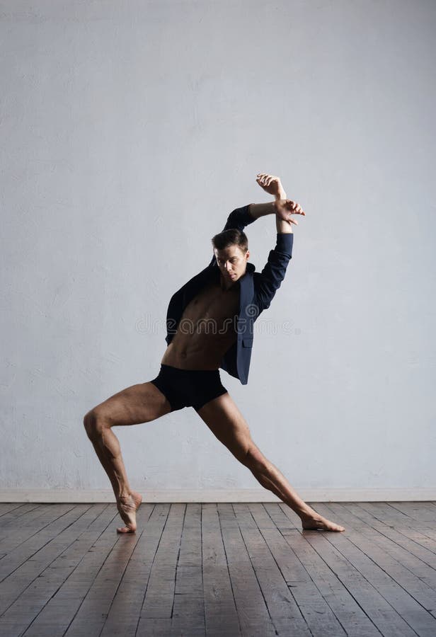 Young and Fit Modern Dancer Performing a Move Stock Image - Image of ...