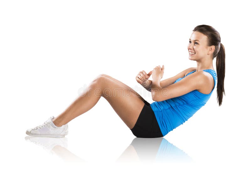 Fitness portrait stock image. Image of sporty, pretty - 29798451