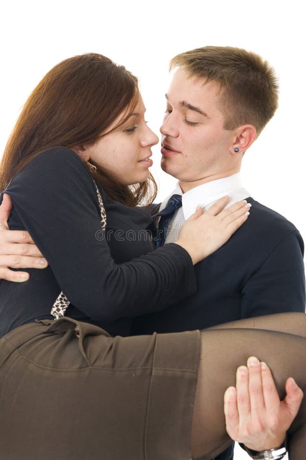 The young flirting couple stock photo. Image of girls - 7158196