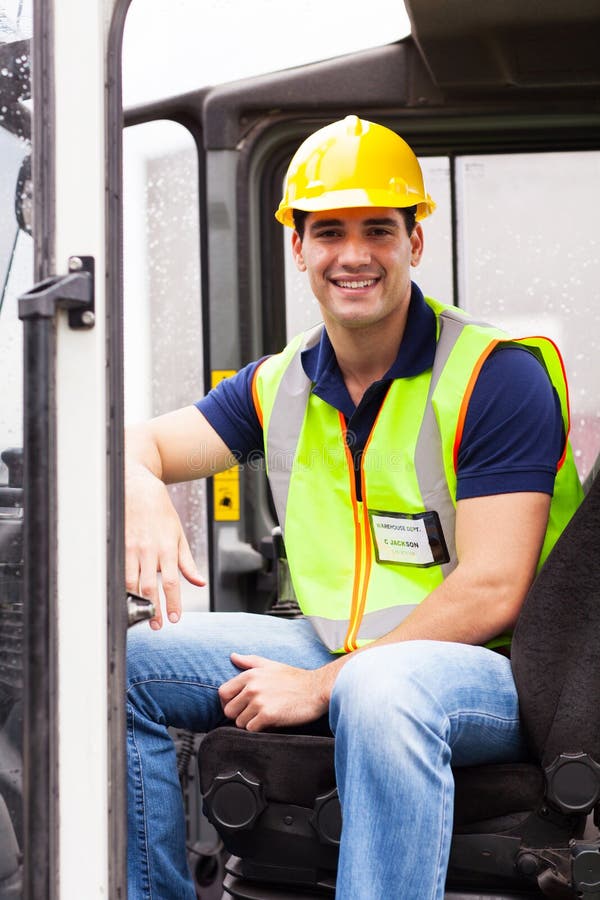 Forklift operator stock photo. Image of forklift, driving - 31711924