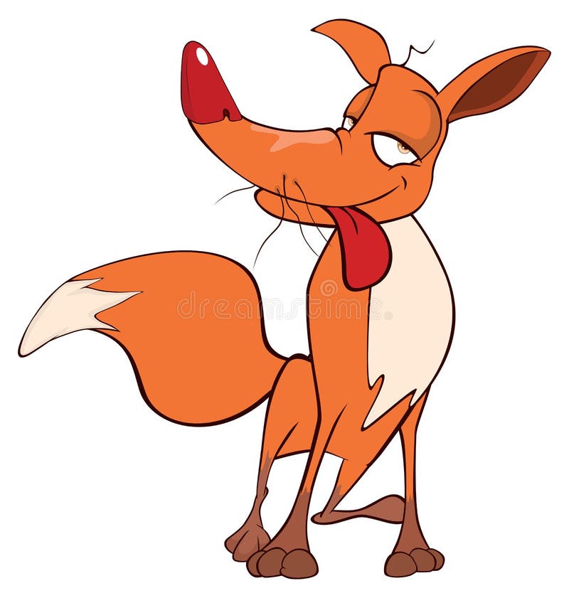 Young fox cartoon stock vector. Illustration of wildlife - 67256022