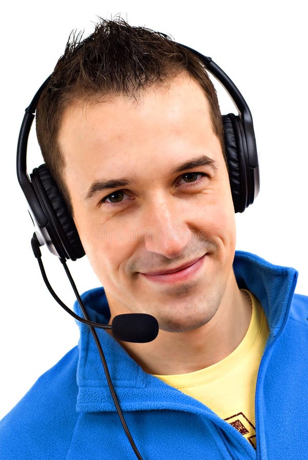 Young friendly man stock photo. Image of service, friendly - 18051440