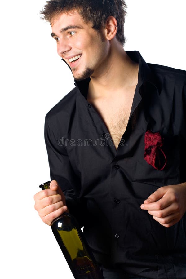 Young funny man stock photo. Image of date, celebrate - 2984442