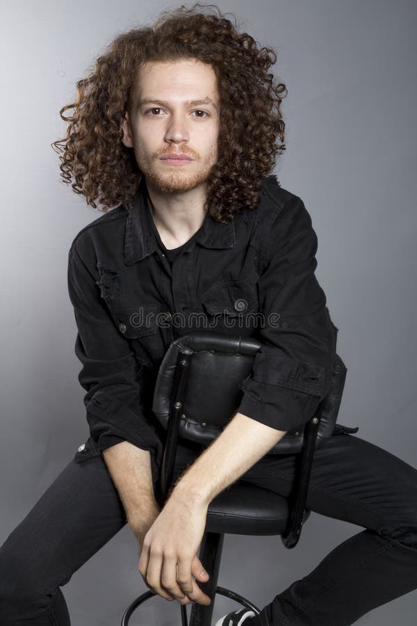 Young Ginger Man Studio Portrait Stock Photo - Image of happiness ...