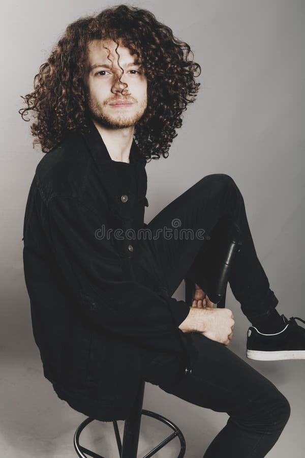Young Ginger Man Studio Portrait Stock Photo - Image of head, hair ...