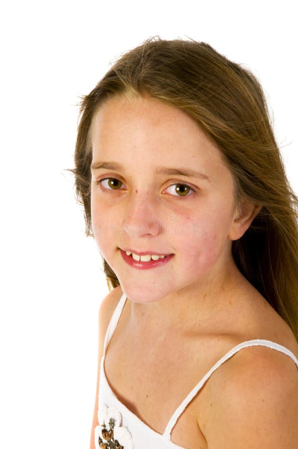 Joyful girl stock image. Image of haired, happiness, yellow - 4307029