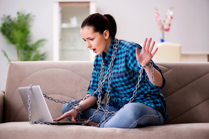 341 Girl Addicted To Computer Stock Photos - Free & Royalty-Free Stock ...