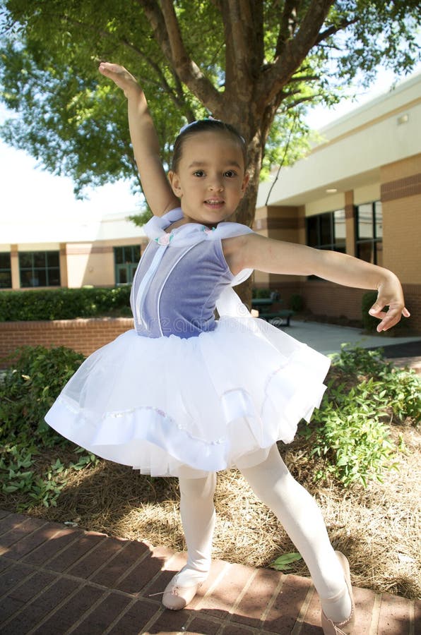 Young girl ballet dancing stock photo. Image of close - 9795270