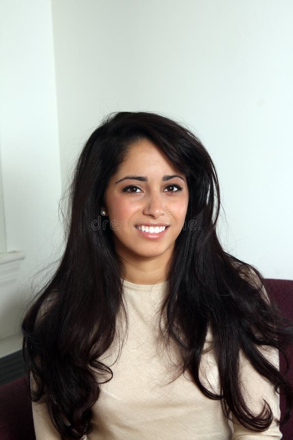 Young Girl with Bright Future Stock Photo - Image of expressing, black ...