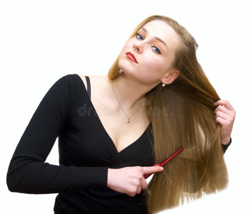 18+ Girl combs hair Free Stock Photos - StockFreeImages